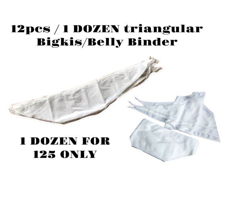 Baby Triangular Bigkis / Belly binder for baby Tie Knot Essential Baby ...