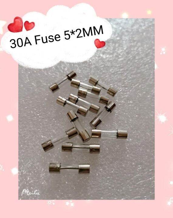 30A FUSE 5*20MM 10ชิ้น/1ชุด | Lazada.co.th