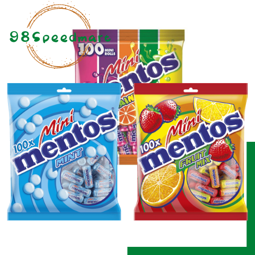 [98] Mentos Chewy Candy Mini Stick 100stick x 10gm | Lazada