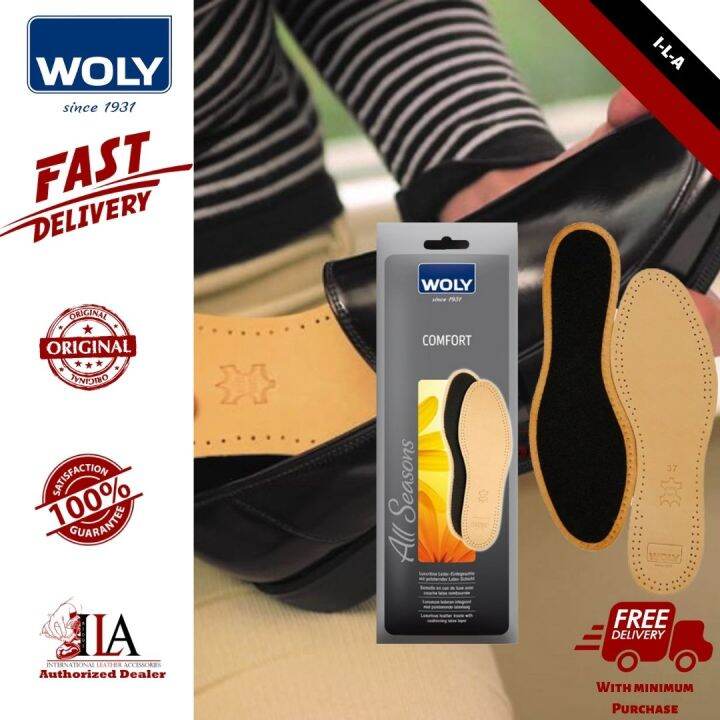 Woly Comfort Leather Insole, Foot Care, Made In Europe | Lazada