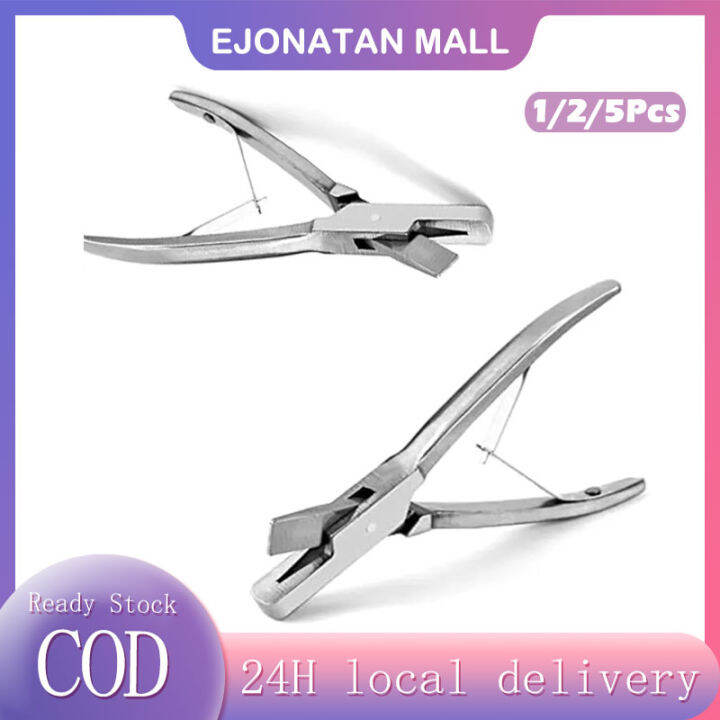 1/2/5 Pcs Piglet Stainless U/V type Ear Notcher Shaped Ear Tong Plier ...
