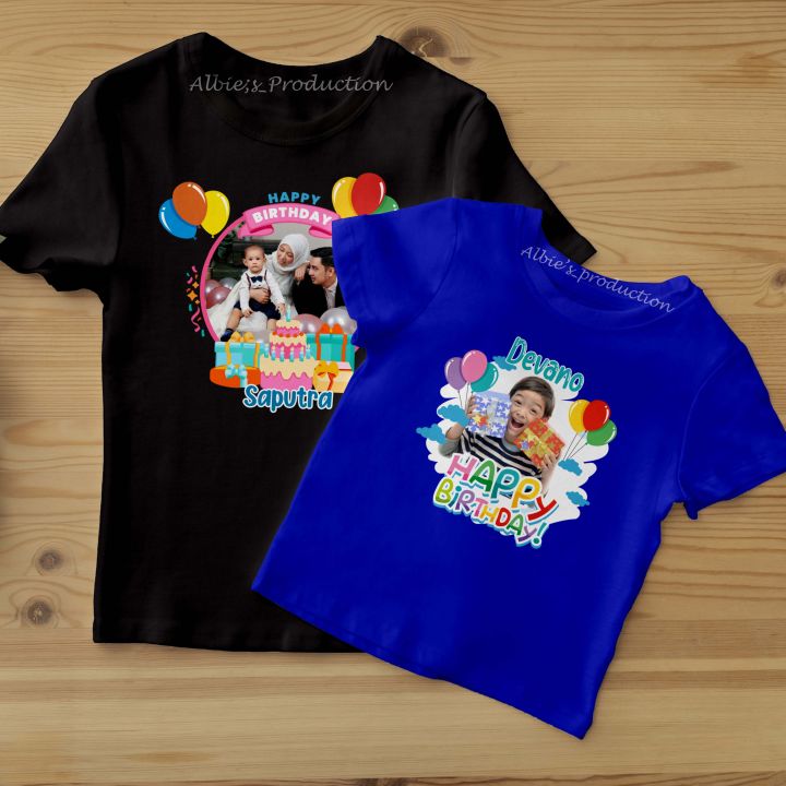 Kaos Anak Custom Ultah / Kaos Ulang Tahun Anak Free Foto Dan Nama ... Kaos Anak Custom Ultah / Kaos Ulang Tahun Anak Free Foto Dan Nama ...