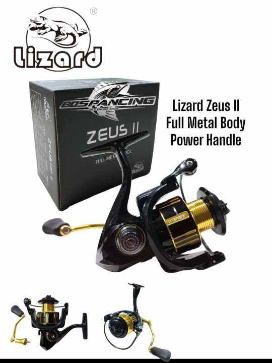 REEL LIZARD ZEUS II 1000-6000 POWER HANDLE - METAL BODY | Lazada Indonesia