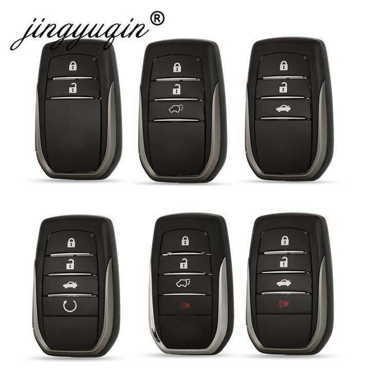 jinyuqin 2/3/4 Buttons Remote Key Fob Shell For Toyota Fortuner Prado ...