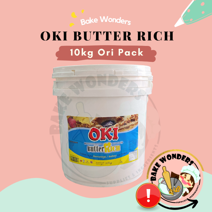 Oki Butter Rich/ Oki Butterrich/ Oki Margarine/ Oki Mentega/ 牛油 10KG ...