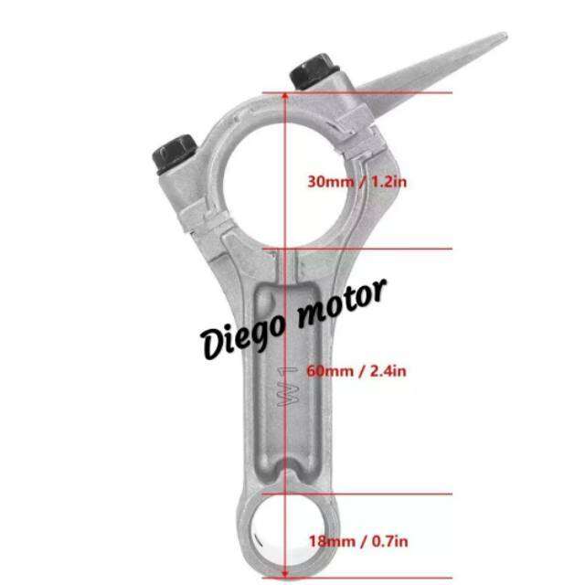 Connecting Rod stang seher sokar mesin penggerak tipe GX160 GX200 dan genset tipe 2500watt ...