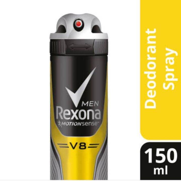 REXONA MEN V8 DEODORANT SPRAY 150ML | Lazada Indonesia