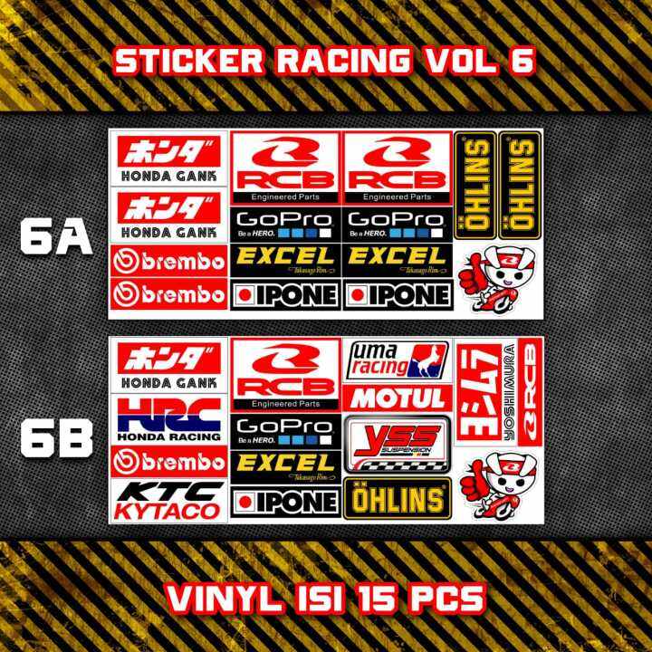 STIKER RACING PACK STICKER AKSESORIS MOTOR | Lazada Indonesia