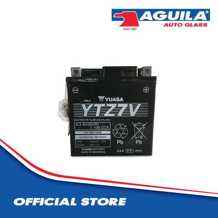 YUASA MOTORCYCLE BATTERY YTZ7V | Lazada PH