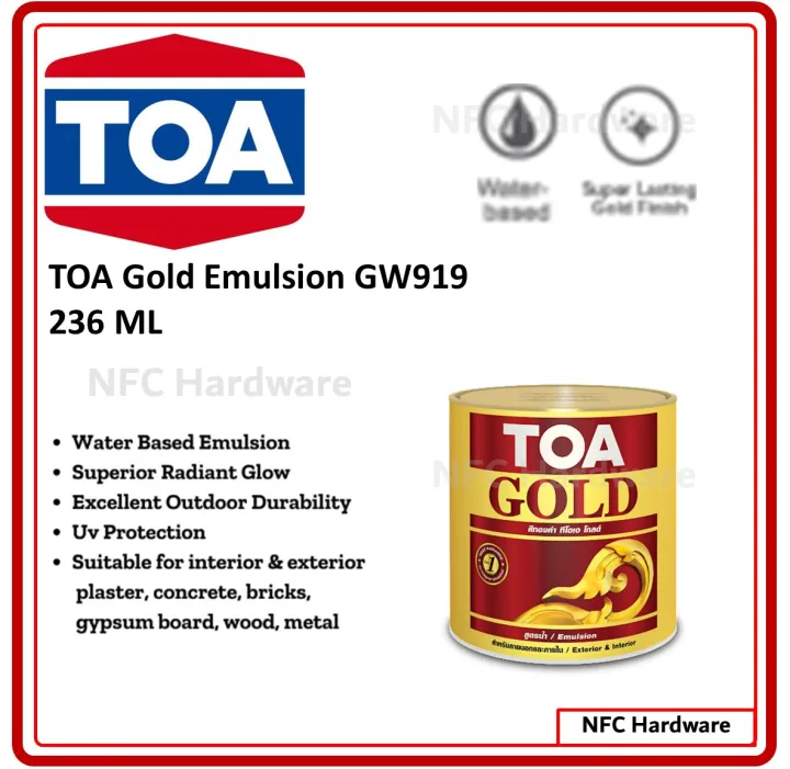 TOA Gold Emulsion GW919 236 ML | Lazada