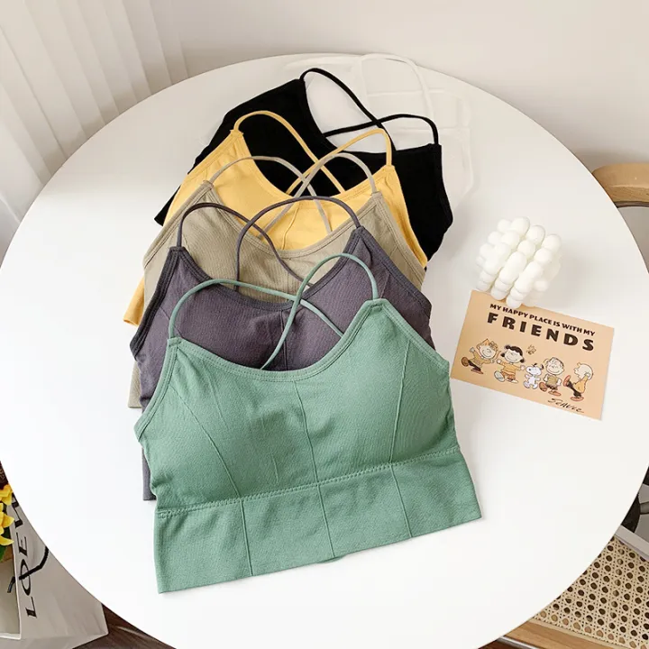 สินค้าพร้อมส่างจากไทย💥LoveIs Bra💥(N618)สปอร์ตบราดันทรง มีฟองน้ำในตัว ...