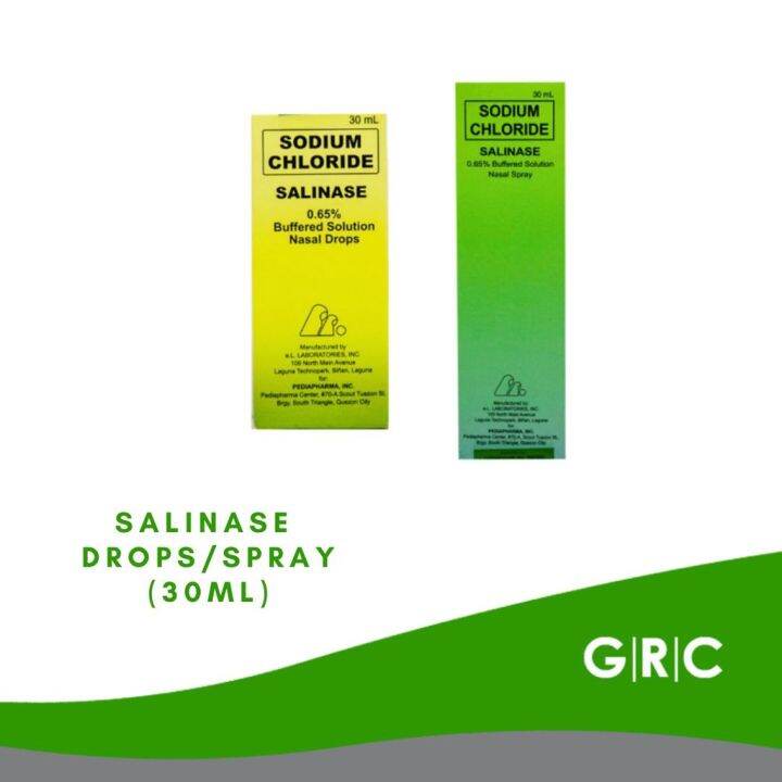 Salinase Nasal Drops/Spray 30ML | Lazada PH