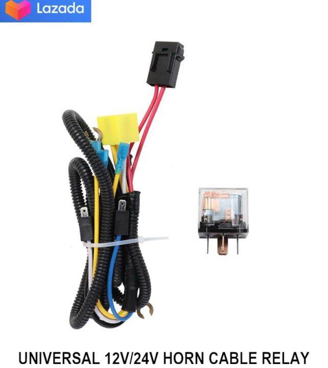 Universal 12v/24v Horn Cable Relay For Grille Mount Blast Tone Horns ...