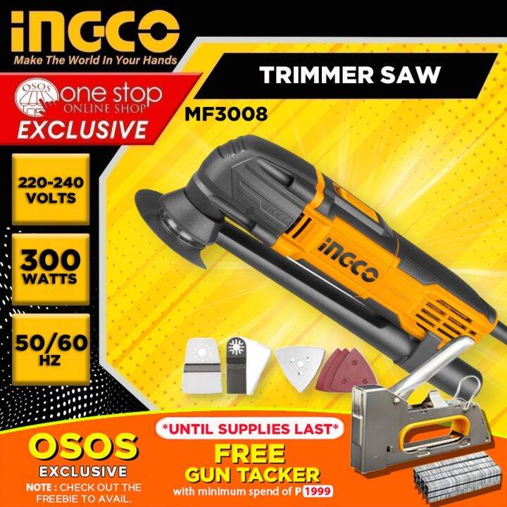 INGCO Original Multi function Oscillating Saw Electric Trimmer Saw ...