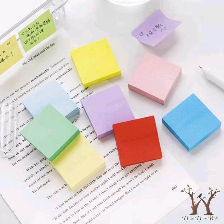 Memo mini/STICKY NOTE MINI/Tulisan berwarna/Tag kertas/Sebuah catatan ...