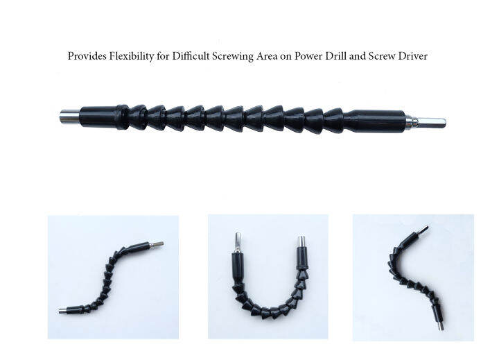 Drill and Screwdriver Flexible Extension Flexible Bit Extension for ...