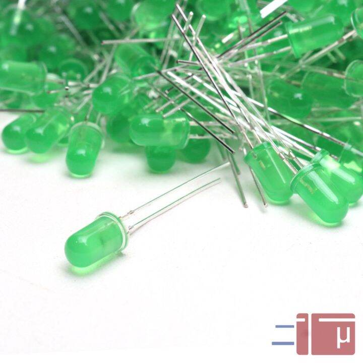 x10 Led 5mm Hijau Diffused Untuk Indikator | Lazada Indonesia