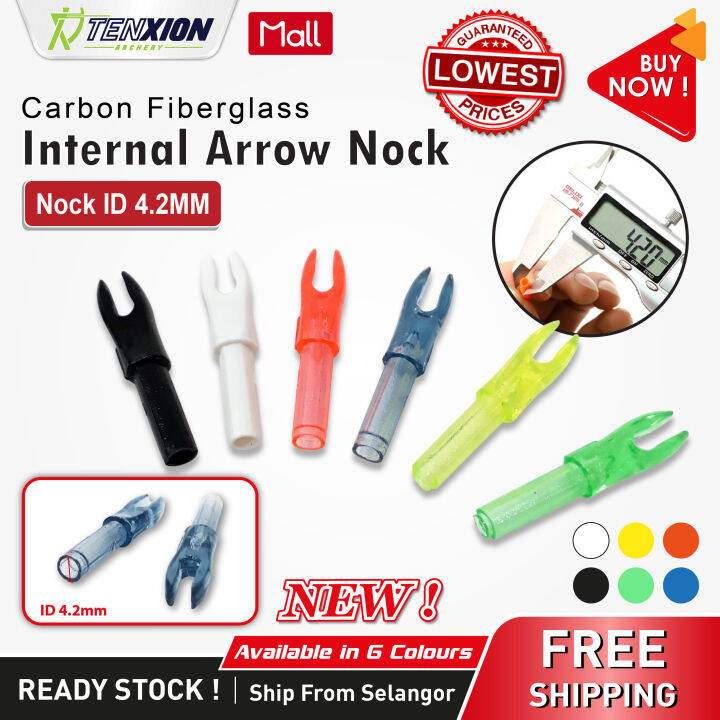 TenXion Archery ID4.2mm Plastic Internal Inner Arrow G Nock Carbon ...