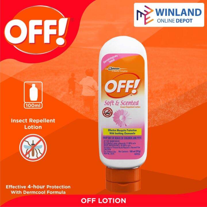 OFF! Soft & Scented Insect Repellant Lotion 100ml *Winland* | Lazada PH