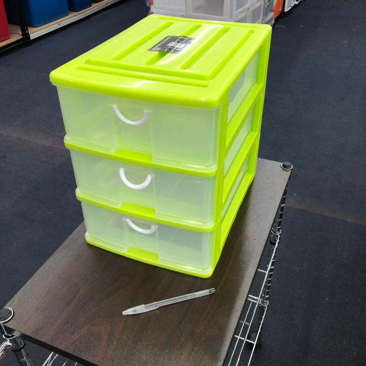 Drawer 3 Tier A4 Size Office Document Multipurpose Storage Drawer ...