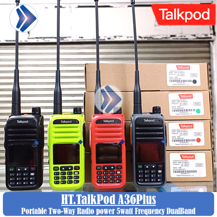 TALKPOD A36 PLUS A36P MULTI BAND HT AIRBAND VHF UHF 350 400 Mhz A36 P ...