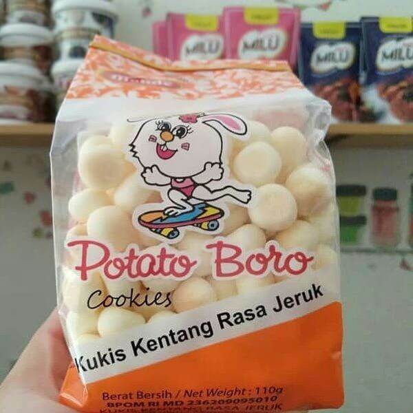(Bayar di Tempat) POTATO BORO rasa JERUK 110gr SNACK JADUL MAKANAN ...