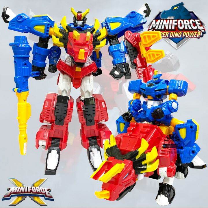 Miniforce Agent X Super Dino Power Robot Force Triga Mini Force X ...