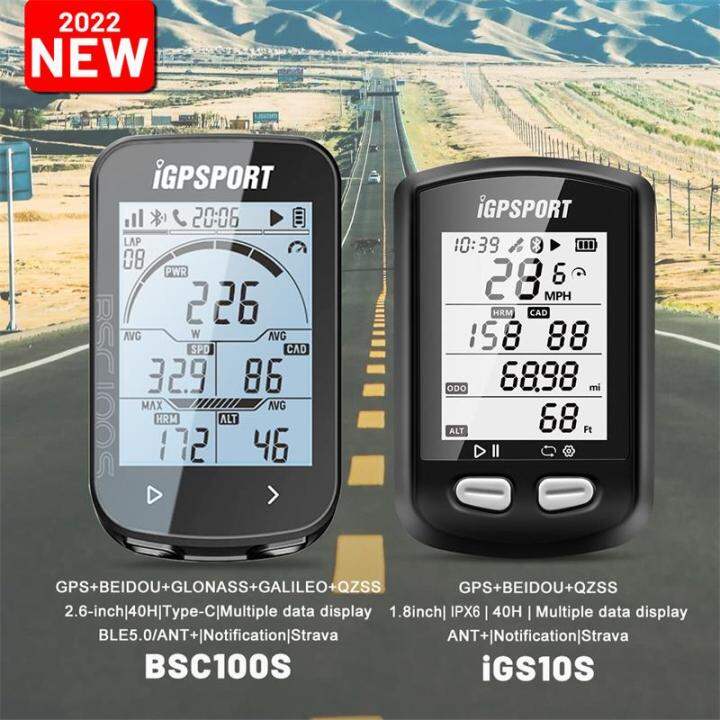 Igpsport Igs10วินาที BSC100S GPS เปิดใช้งานจักรยานจักรยานคอมพิวเตอร์ ...