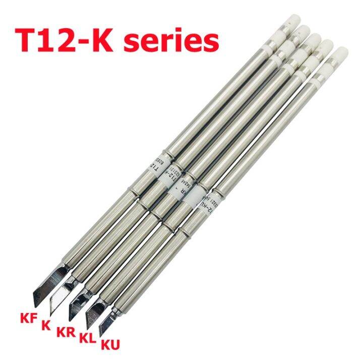 T12 K Series Soldering Solder Iron Tips T12 Series Iron Tip For Hakko FX951 STC AND STM32 OLED ...