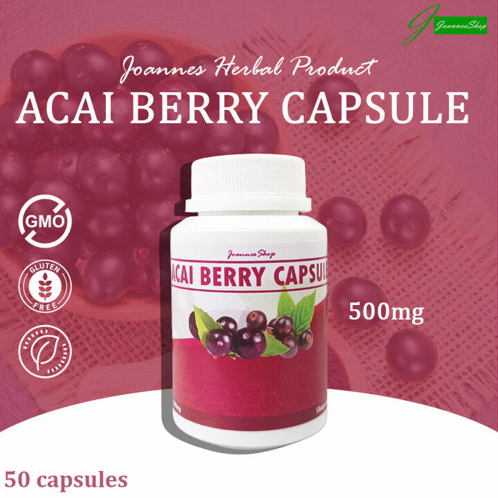 ACAI BERRY CAPSULE (50Capsules) | Lazada PH