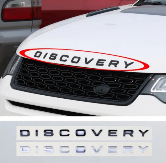 โลโก้ตัวอักษร ดิสคอเวอรี่ แลนด์โรเว่อร์ DISCOVERY 3D Letters Stickers ...