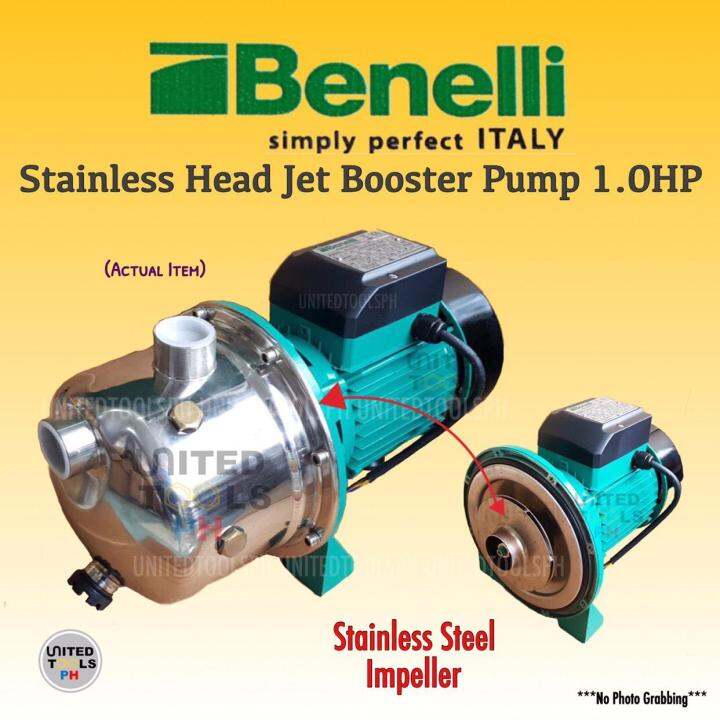 BENELLI Stainless Head Water Pump 1.0HP Jet Booster Pump | Lazada PH