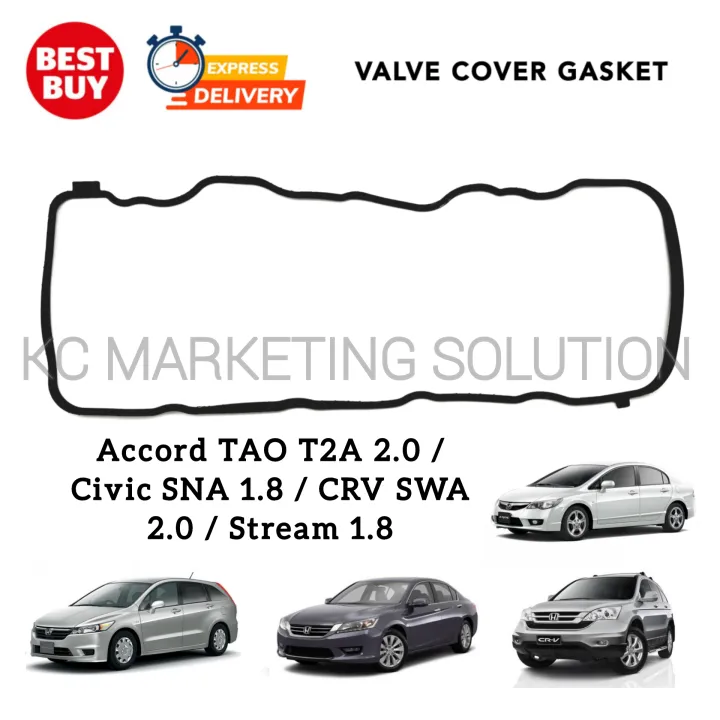 Valve Cover Gasket Accord TAO T2A 2.0 / Civic SNA 1.8 / CRV SWA 2.0 / Stream 1.8 | Lazada