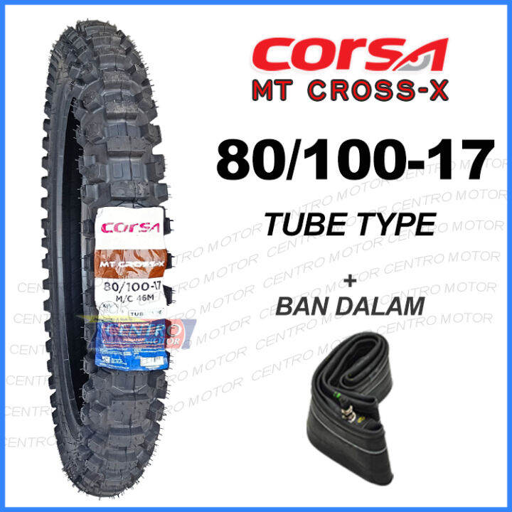 Ban Trabas Corsa MT Cross-X 80/100-17 Tube Type. Tersedia Juga Dengan ...