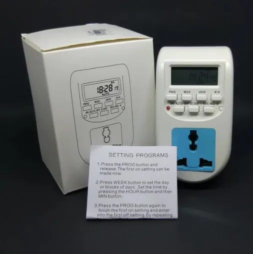 Elektronik Digital Timer Listrik Stop Kontak Timer Digital | Lazada ...