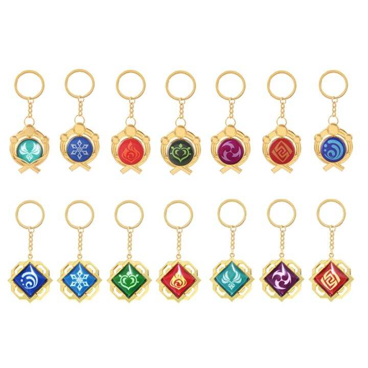 Genshin Impact Eye of God 7 Elements Pyro Cryo Anemo Geo Electro Dendro ...