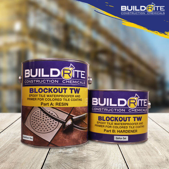 BUILDRITE BLOCKOUT TW - Epoxy tile waterproofer and primer for colored ...