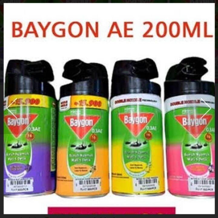 BAYGON AEROSOL 200 ML FLOWER GARDEN | Lazada Indonesia