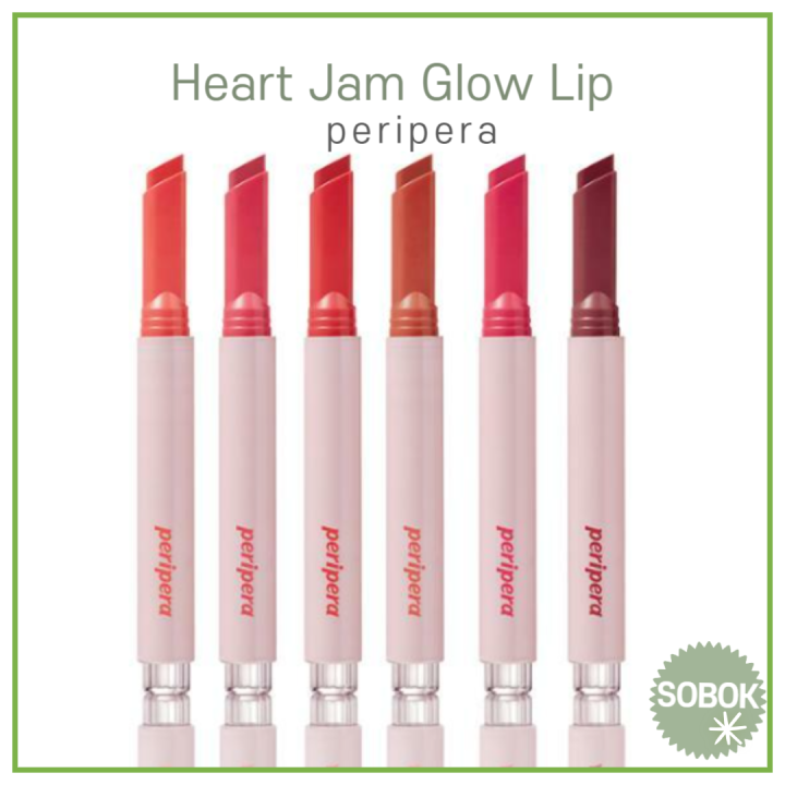 [peripera] Heart Jam Glow Lip 6 colors Lipstick | Lazada PH