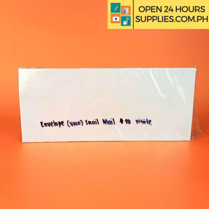 Envelope (Veco) Snail Mail 10 White | Lazada PH