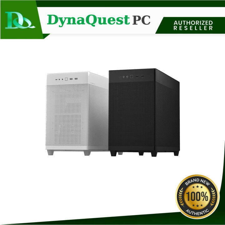 Asus Prime AP201 Mesh (White / Black) Stylish 33-liter MicroATX PC Case ...