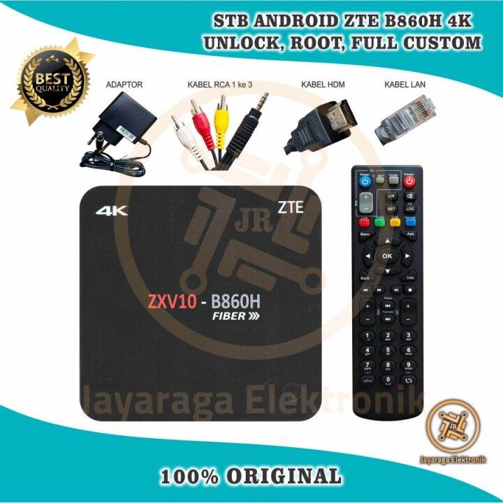 STB ZTE SMART TV 4K B860H FULL HD UNLOCK & ROOT SIAP PAKAI | Lazada Indonesia