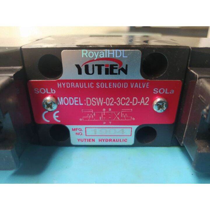 selenoid operated directional valve / solenoid valve hydraulic dsw-02-3c2-d-ac220 hidrolik ...