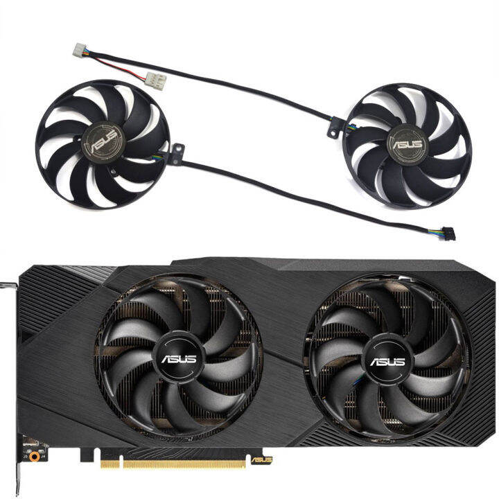 NEW 90MM 4PIN T129215SU DUAL RTX 2060S EVO GPU Fan，For ASUS DUAL-RTX ...