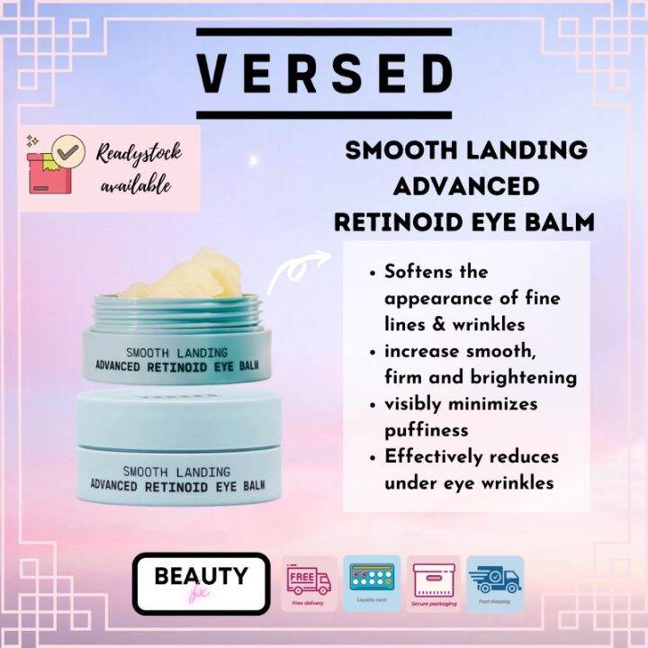 [READYSTOCK] VERSED SMOOTH LANDING ADVANCED RETINOID EYE BALM Full size ...