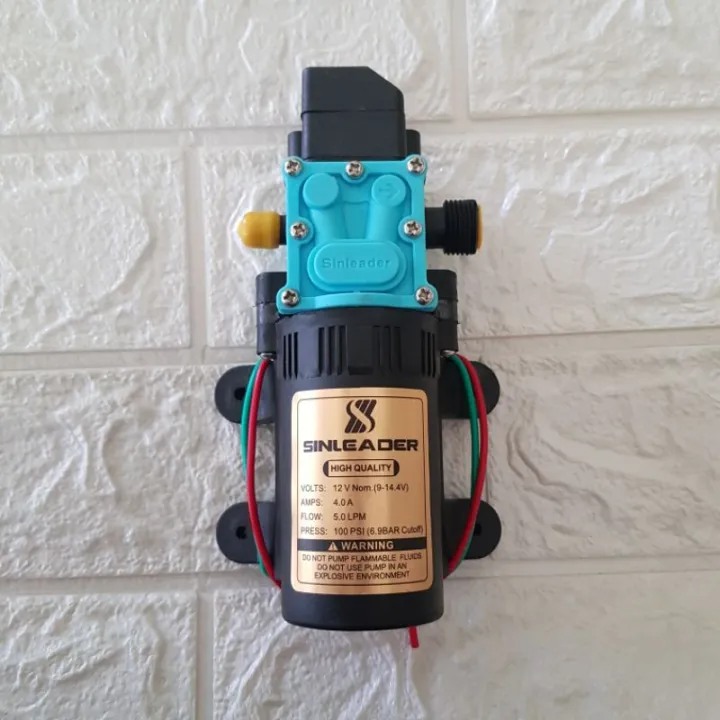 DINAMO POMPA AIR DC 12 VOLT SINLEADER 5 LITER PER MENIT 100 PSI SOKET DRAT BIRU | Lazada Indonesia