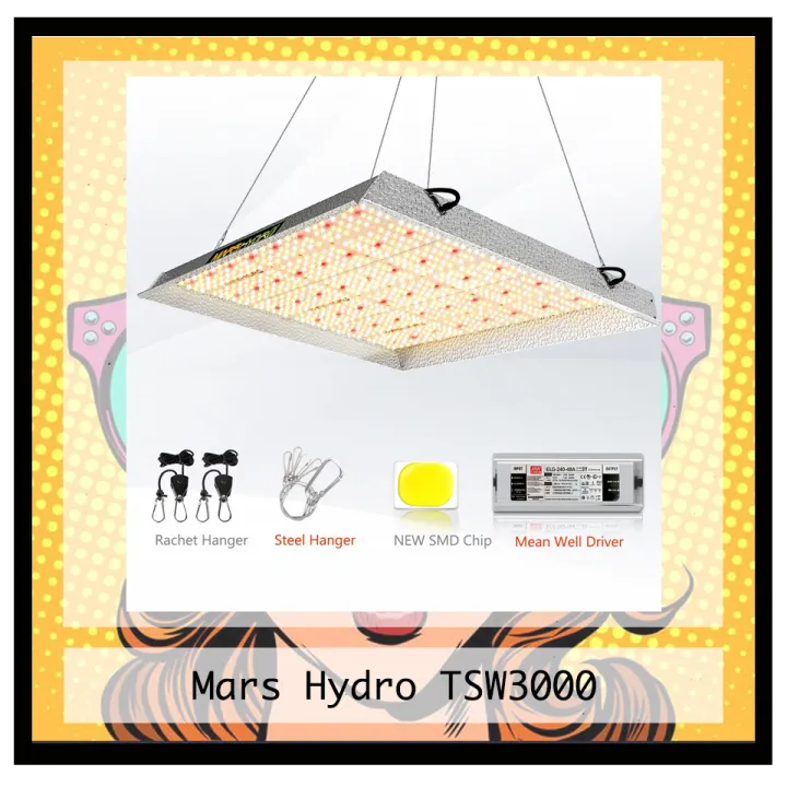 (พร้อมส่ง) Mars Hydro ไฟปลูกต้นไม้ LED MarsHydro Mars TSW3000 LED Full ...