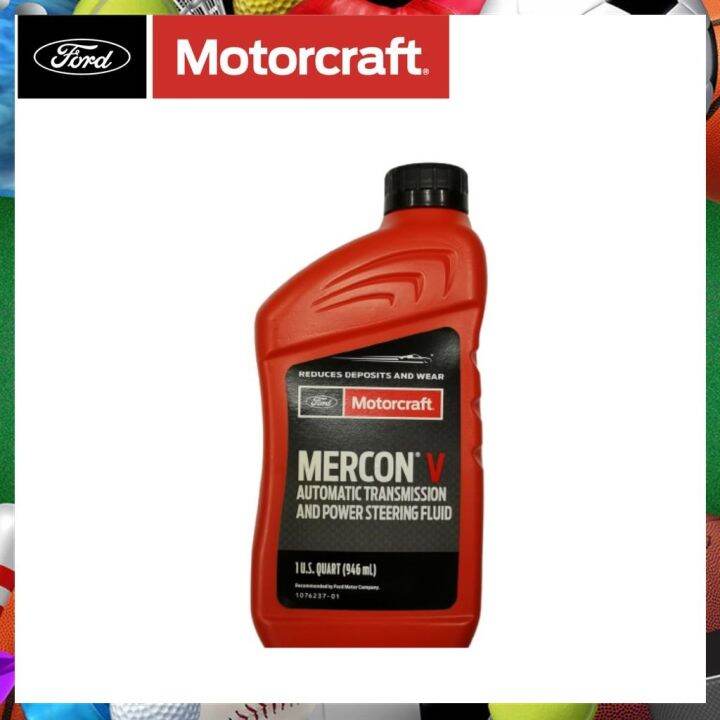 Motorcraft Mercon V Automatic Transmission And Power Steering Fluid ...