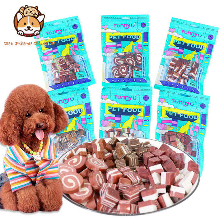 Pet New Land 100g Dog Food Snacks Dog Snacks Treats Chicken Beef Cheese Cube and Stick | Lazada PH