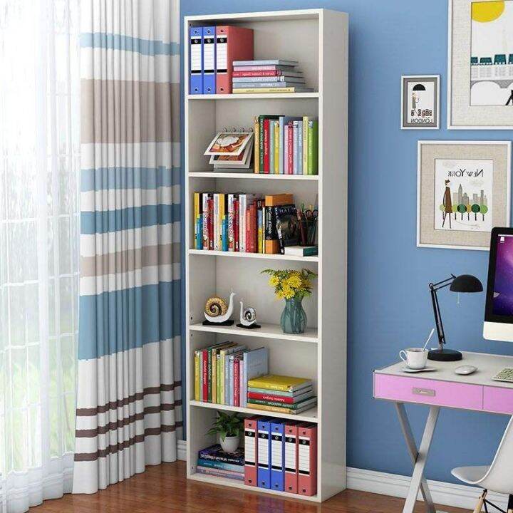 Bay window bookcase two-story mini bookcase shelf floor table student ...